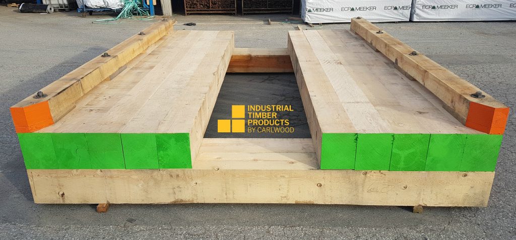 Gas Line Temporary Crossing | Industrial Timber Products by CarlWood