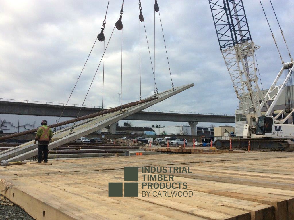 Crane Mats for tilt-up construction | Industrial Timber Products by ...