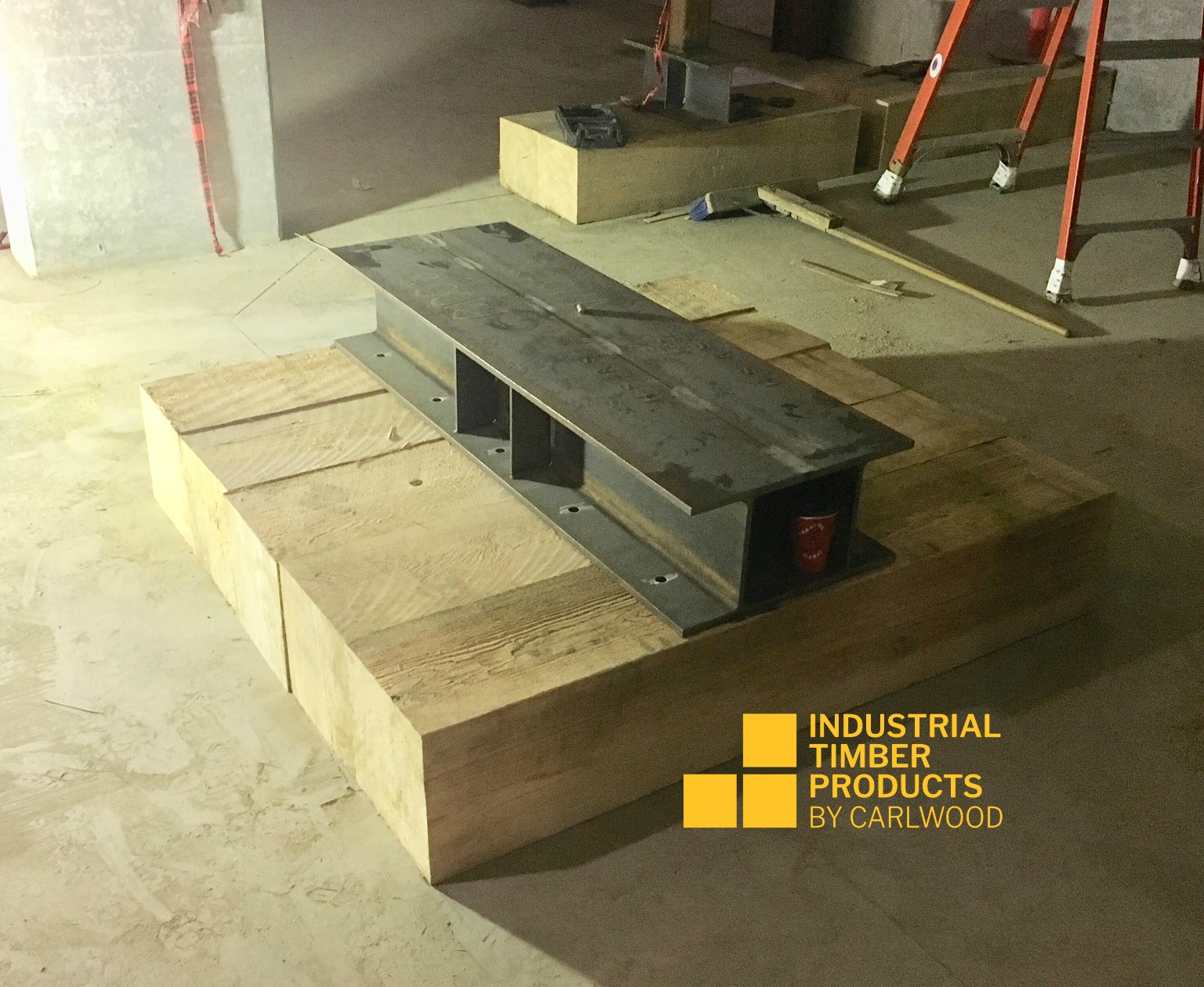 Timber Pads for steel support posts | Industrial Timber Products by ...