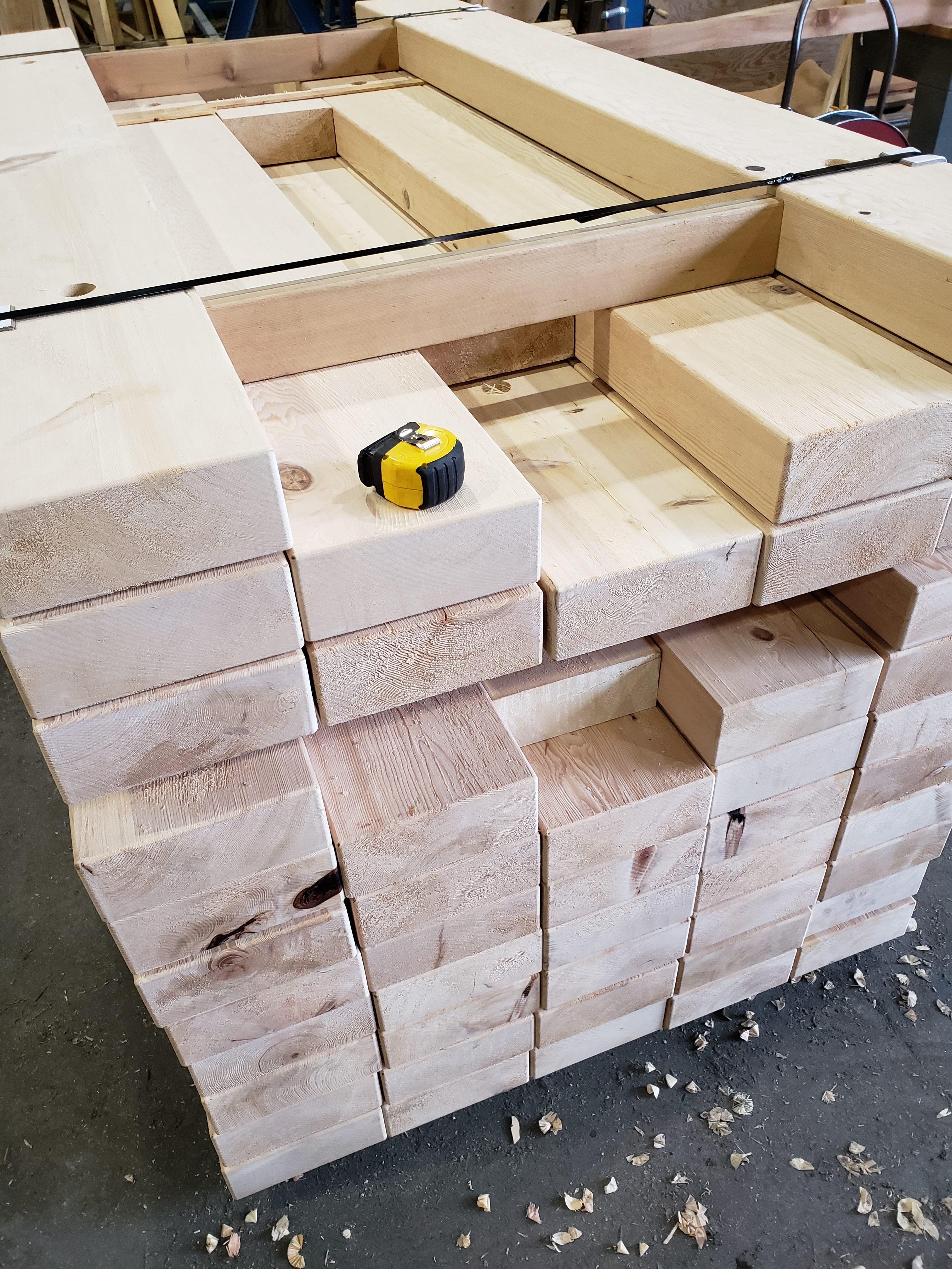 Robson Square Benches | Industrial Timber Products by CarlWood