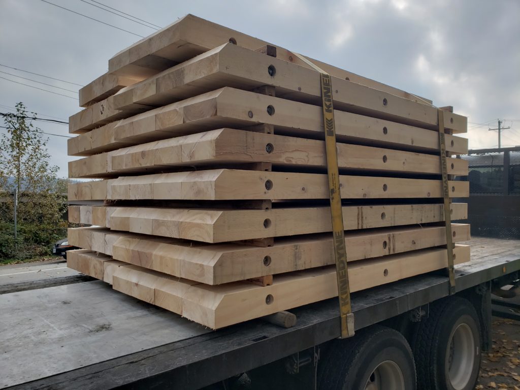 Heavy Stop Log Panels | Industrial Timber Products by CarlWood