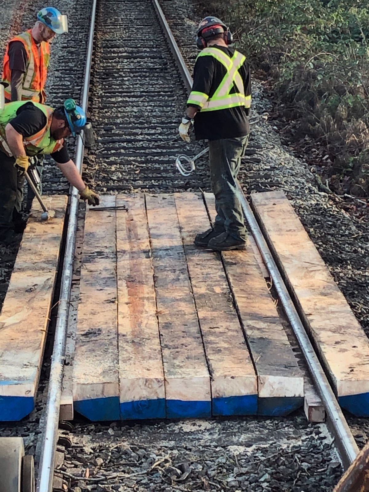 Rail Crossings in a hurry! | Industrial Timber Products by CarlWood