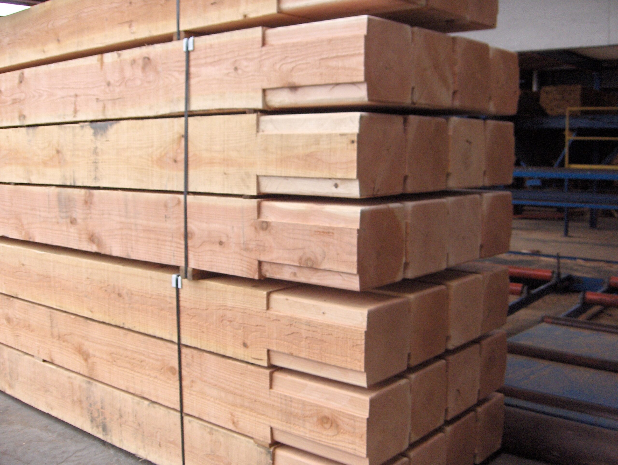 Timber Stop Logs with end detail | Industrial Timber Products by CarlWood