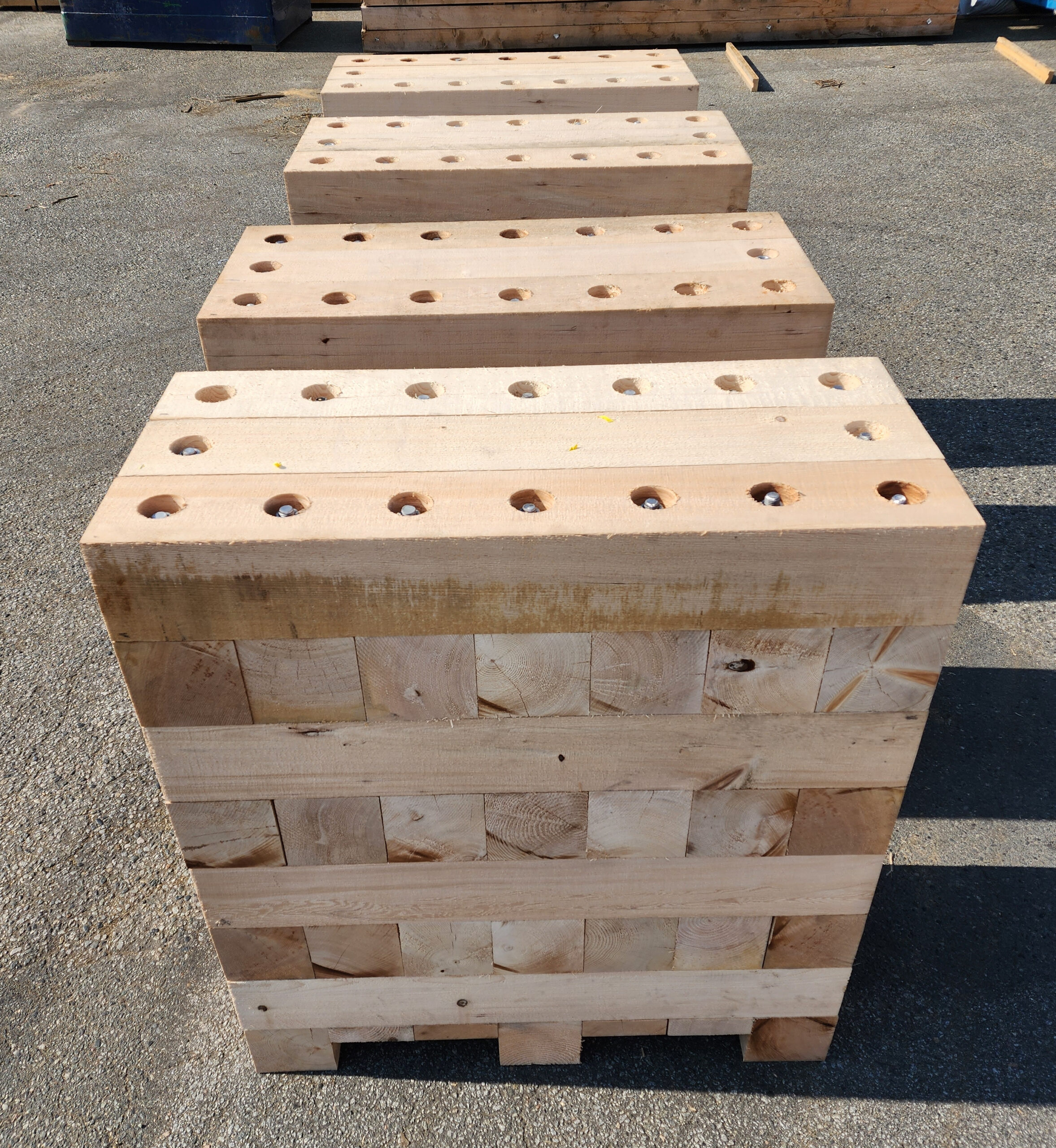 Heavy Timber Support Blocks | Industrial Timber Products by CarlWood