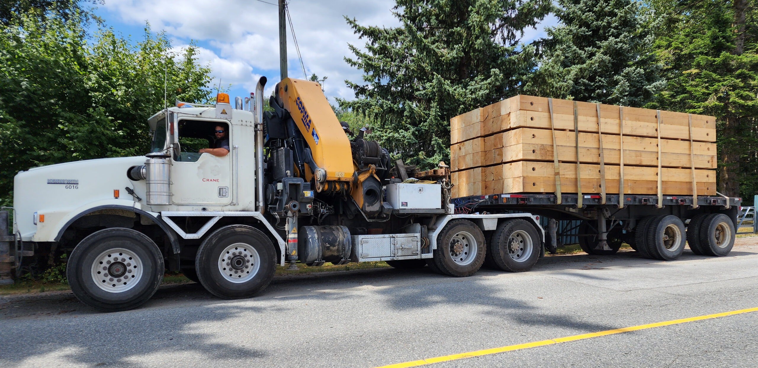 New Wear Mats… on top of a bridge that is getting beat up with truck ...