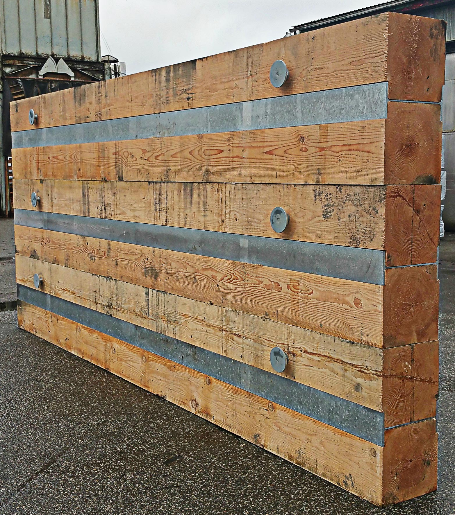Wooden Stop Logs Hobbit Logs – Love Logs