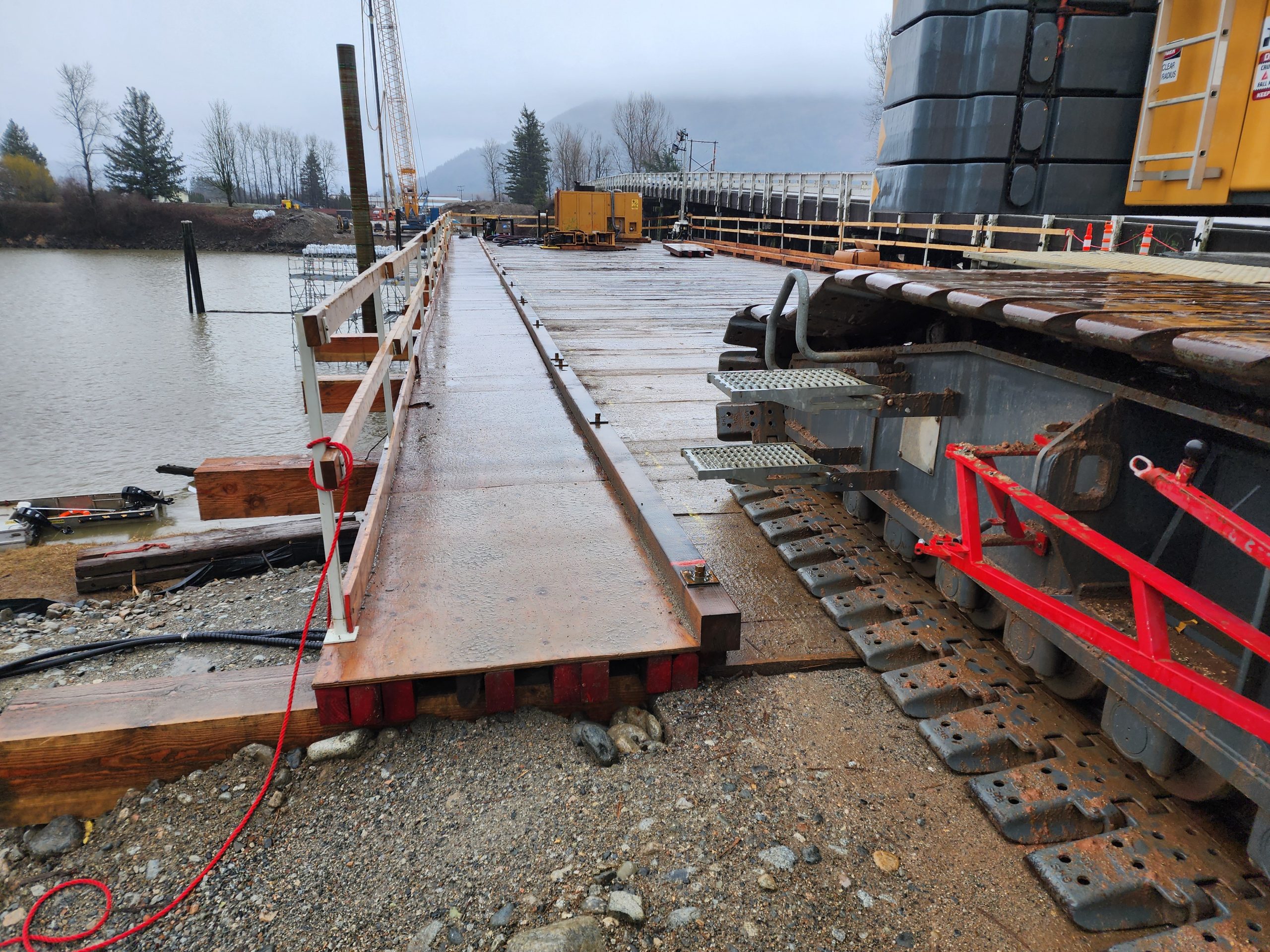Trestle Mats for Crawler Crane | Industrial Timber Products by CarlWood