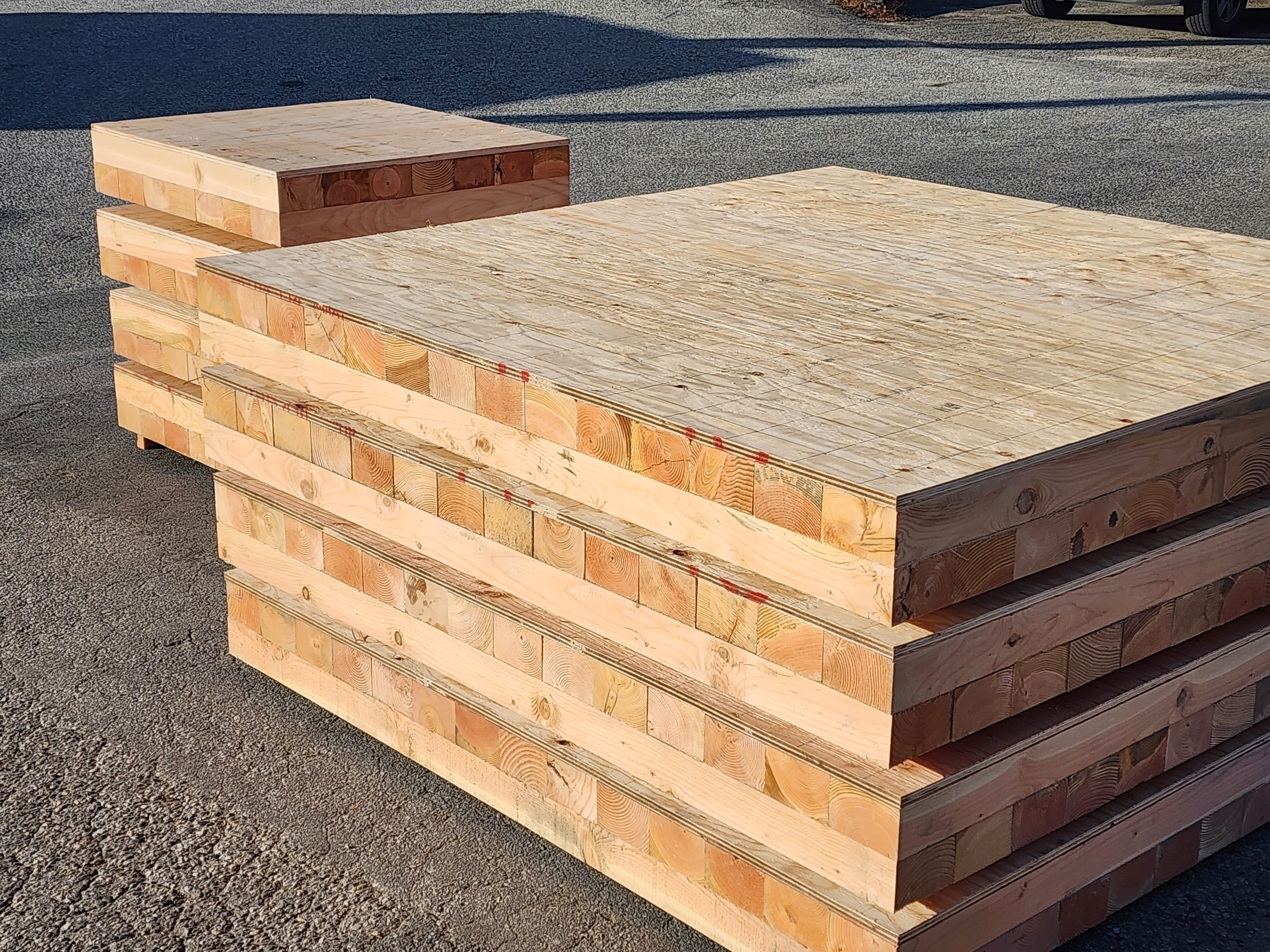 Self-Erecting Tower Crane Pads | Industrial Timber Products by CarlWood